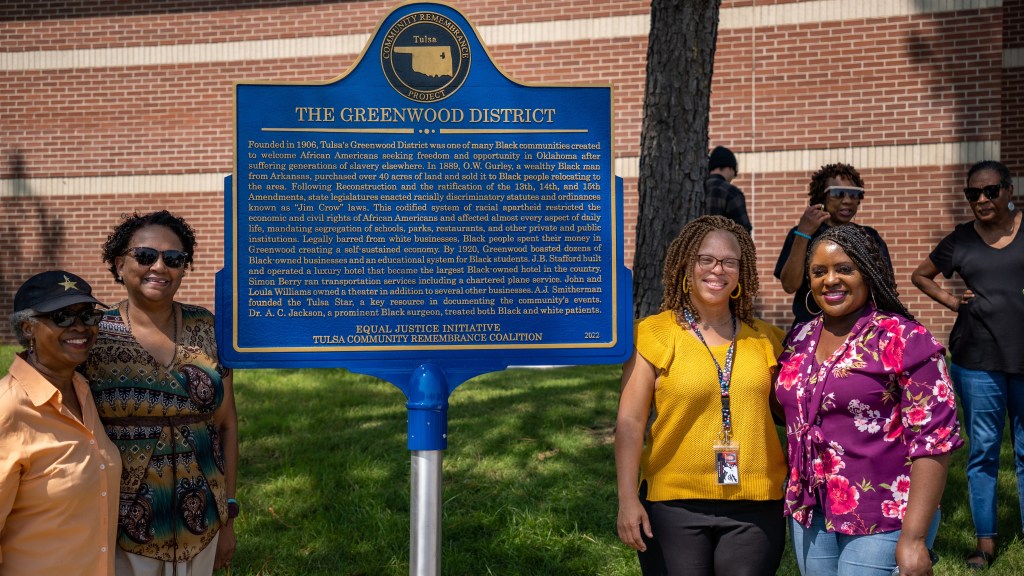 Historical Marker Honoring Greenwood Founders Unveiled at OSU-Tulsa