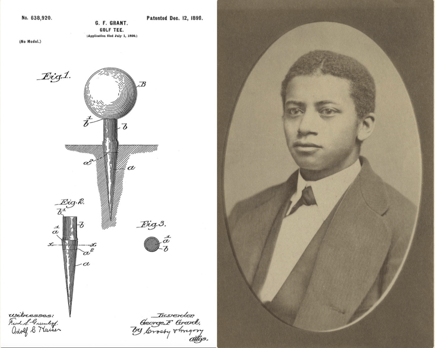 Dr. George Franklin Grant was known for glistening teeth and golf tees