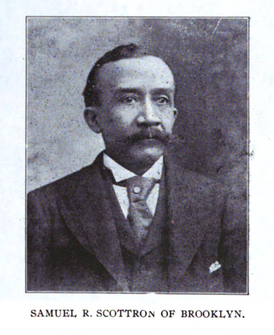 Samuel Scottron created curtain rods for shade and a mirror for fades