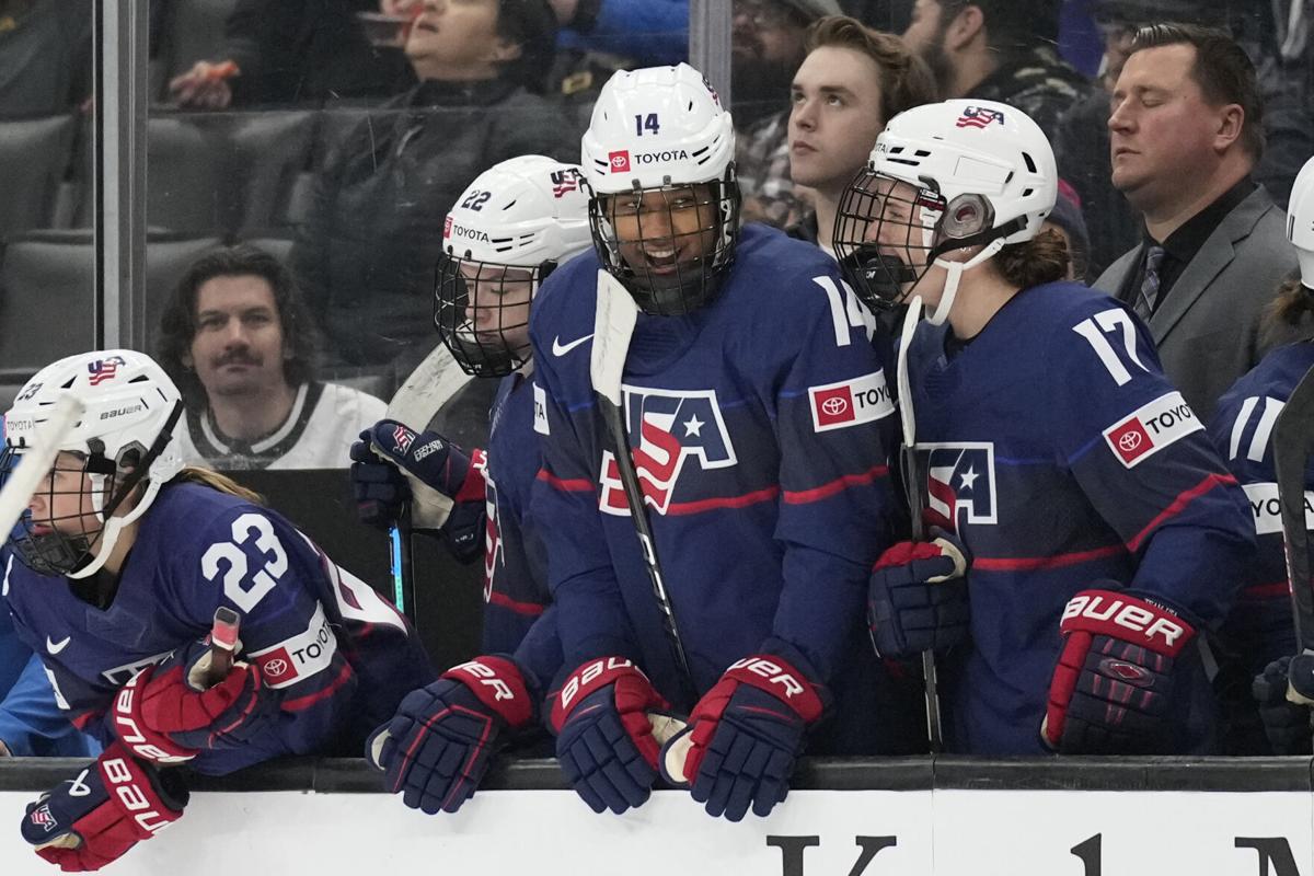 Laila Edwards is the first Black woman on US Senior Hockey Team