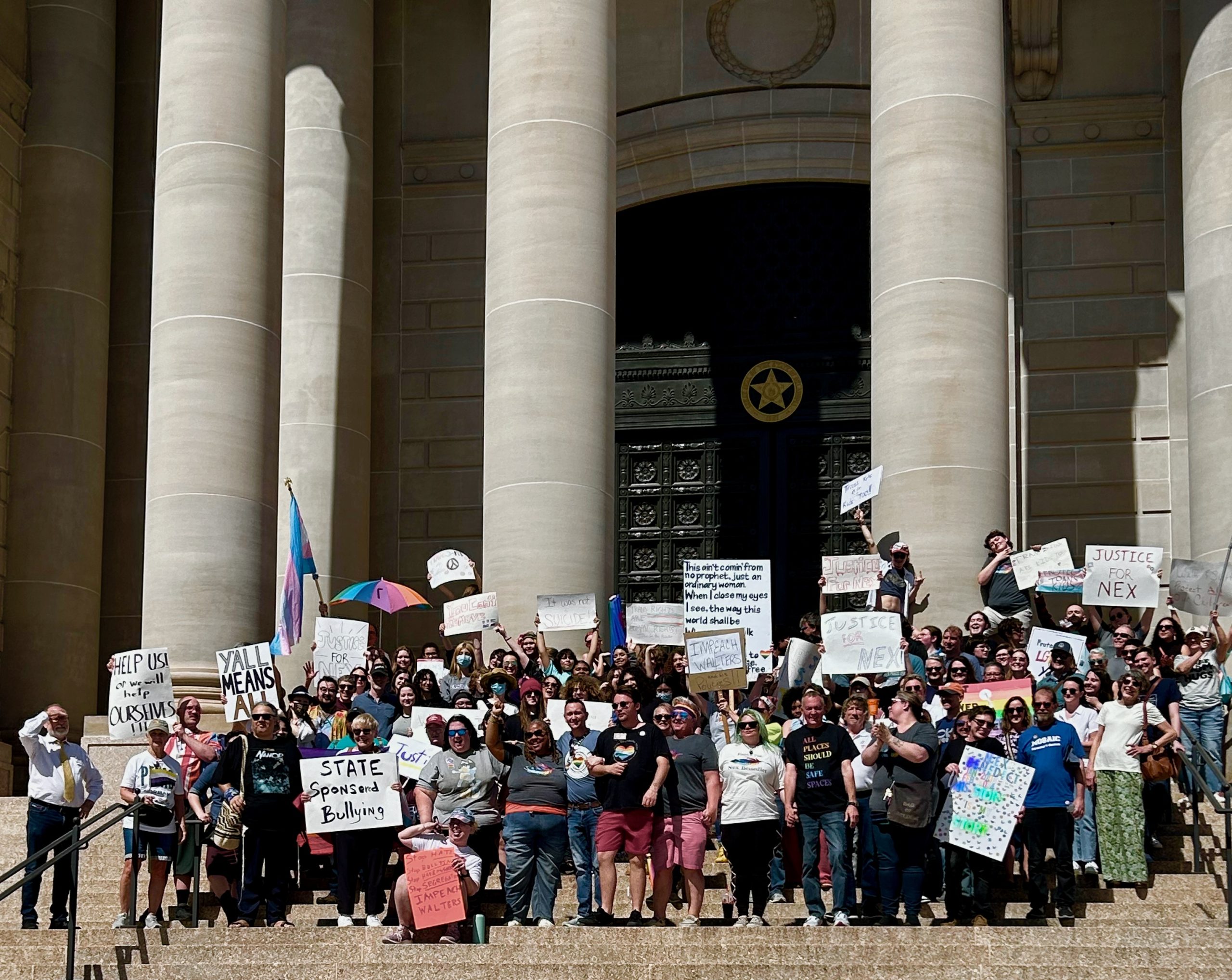March for Nex Benedict Held at the Oklahoma State Capitol