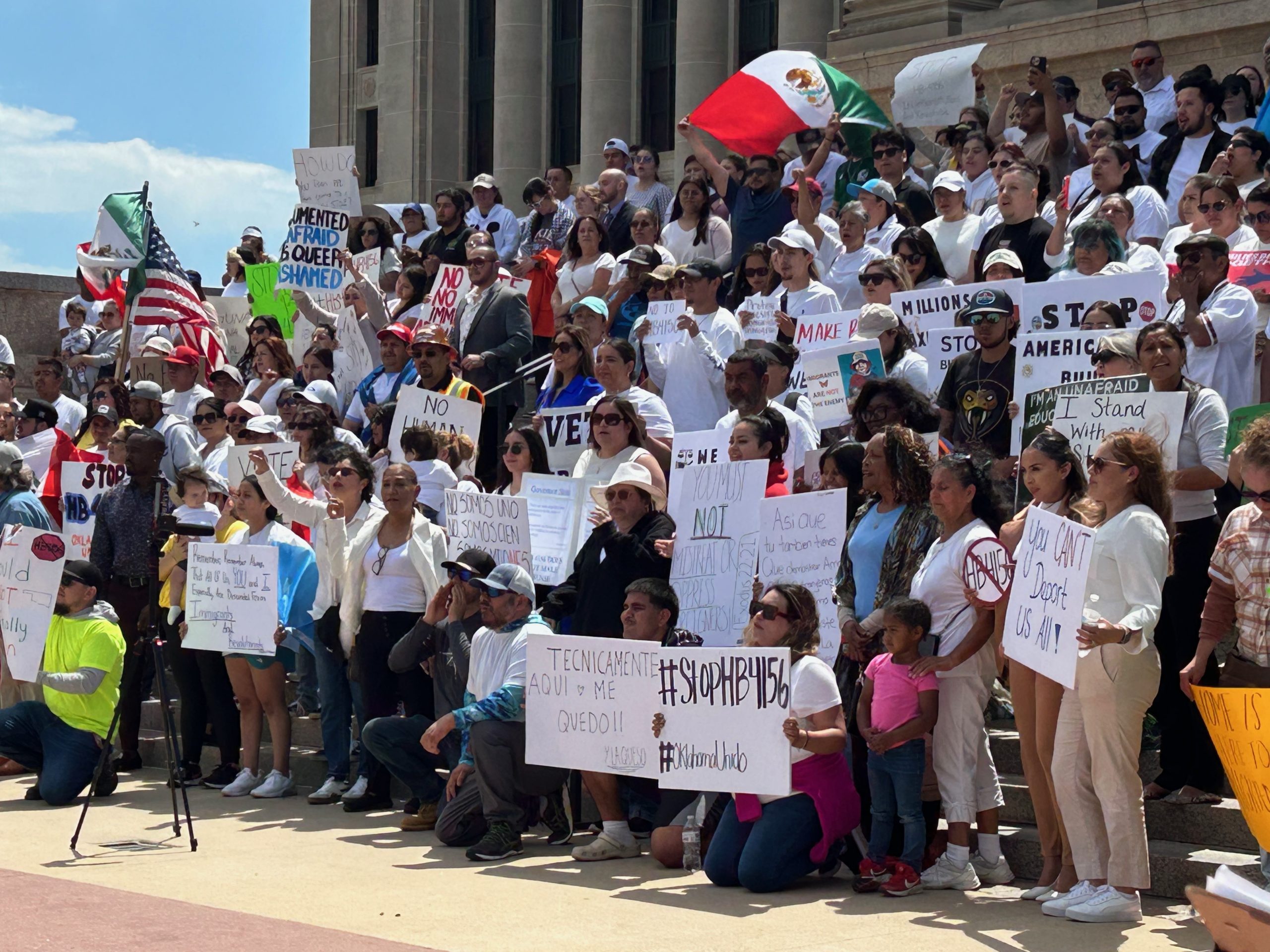 Oklahomans Rally Against Anti-Immigration Bill at State Capitol
