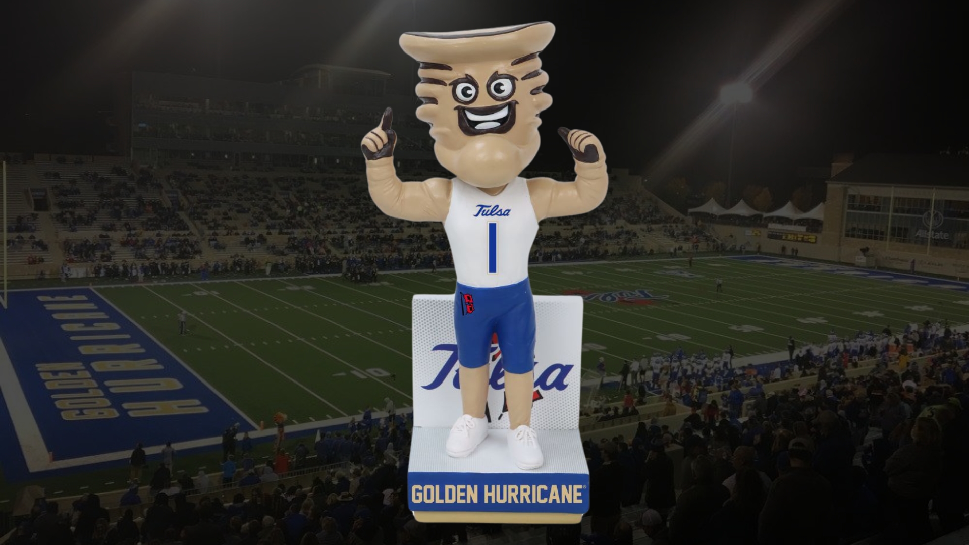 TU Golden Hurricane Fans Have a New Bobblehead: Gus T.