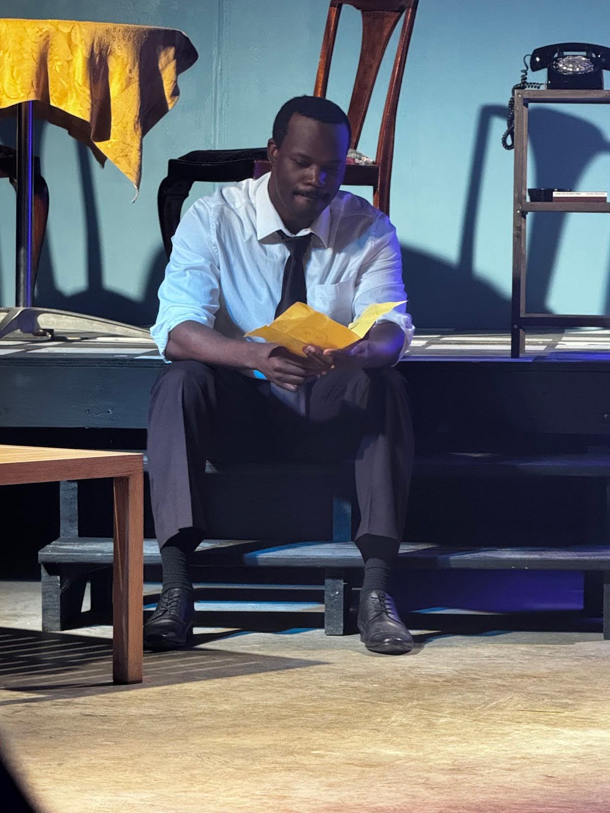 Michael Ward plays Dr. Martin Luther King Jr. in “For The Love of Mahalia”